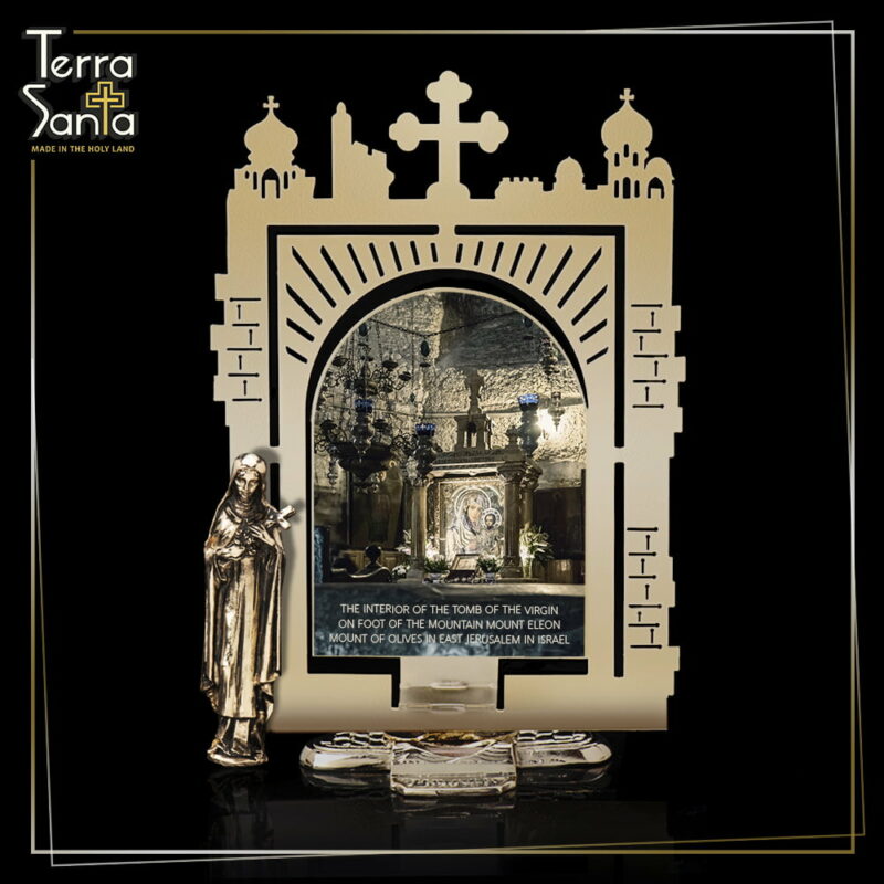 Orthodox INRI Table Standing Crucifix & Candle – Terra Santa