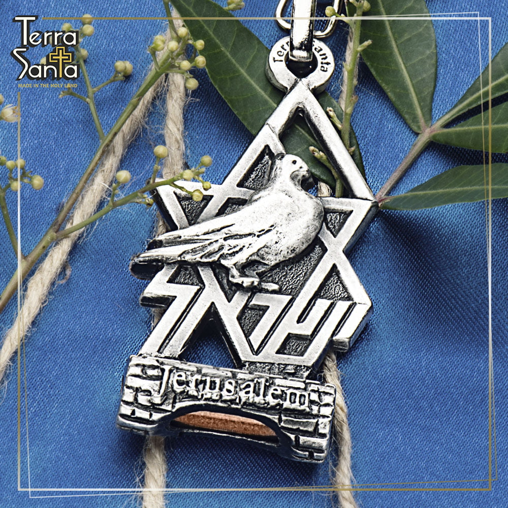 ‘PEACE FOR ISRAEL’ KEY CHAIN – Terra Santa